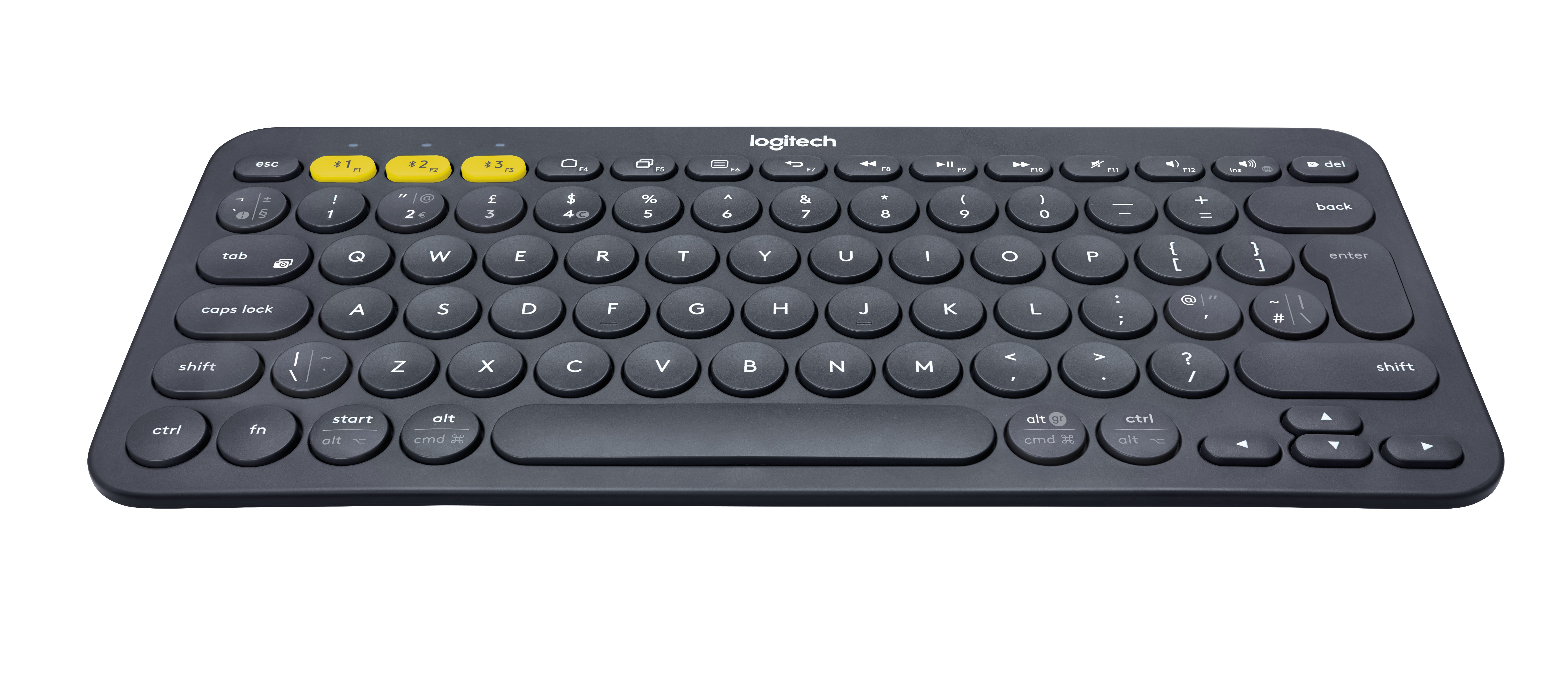 Logitech K380 Multi-Device Tastiera Bluetooth Wireless, Design Easy...