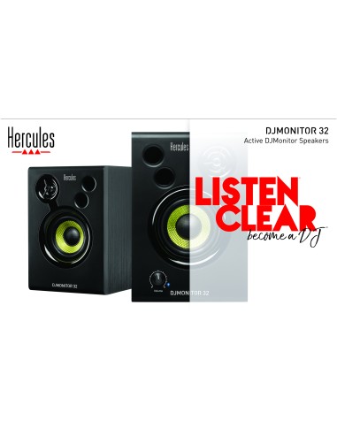 Hercules DJMonitor 32 altoparlante Nero Cablato 30 W in offerta su ...