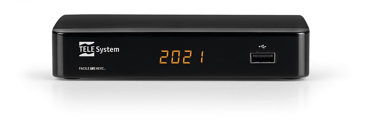 TELESYSTEM TSFACILE/03 DDT ZAPPER HD HDR TELECOMANDO EASY