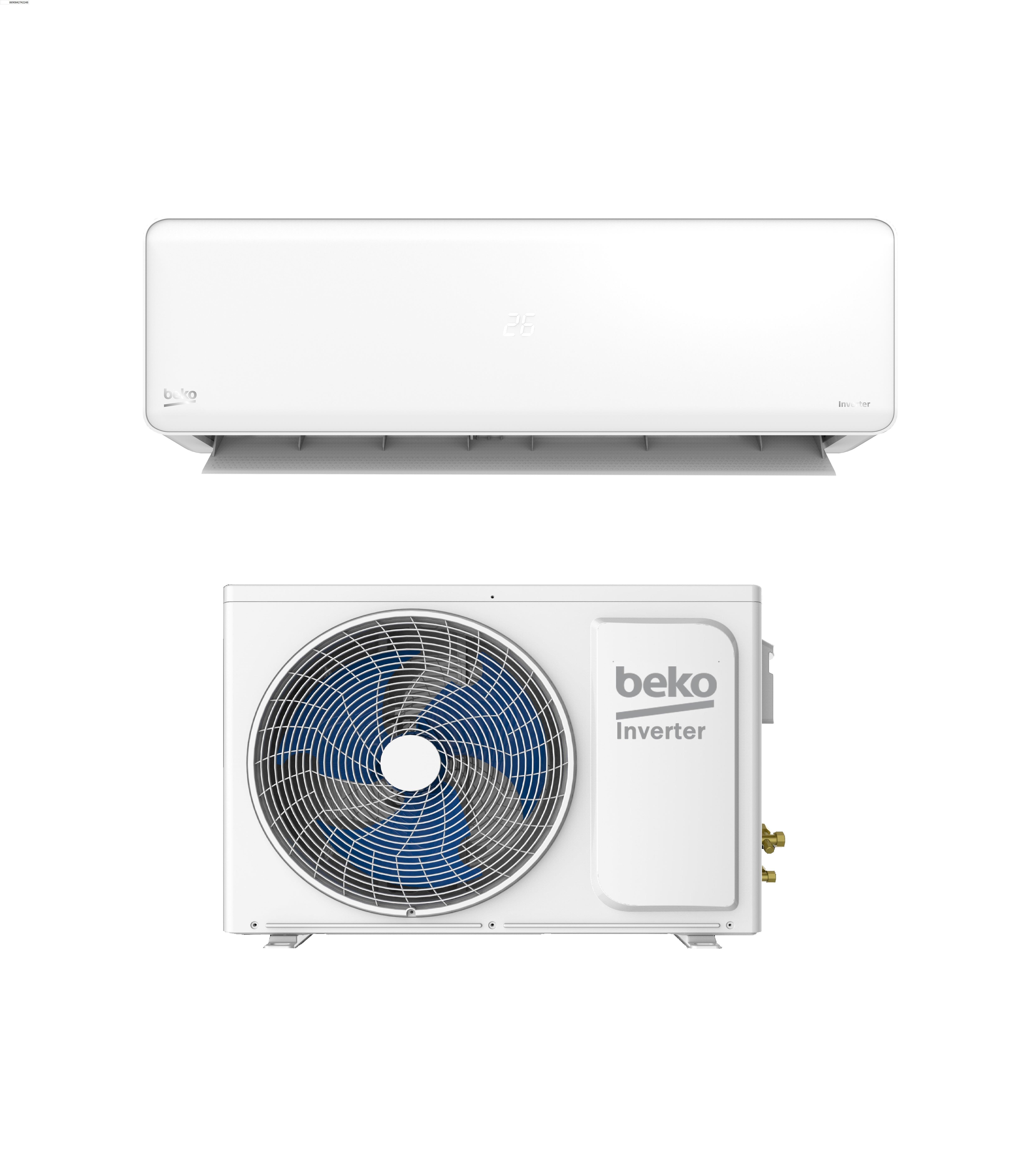 KIT CLIMA BEKO BEHPE091+BEHPE090 9000BTU R32 A++/A+ WIFI APP HOMEDI