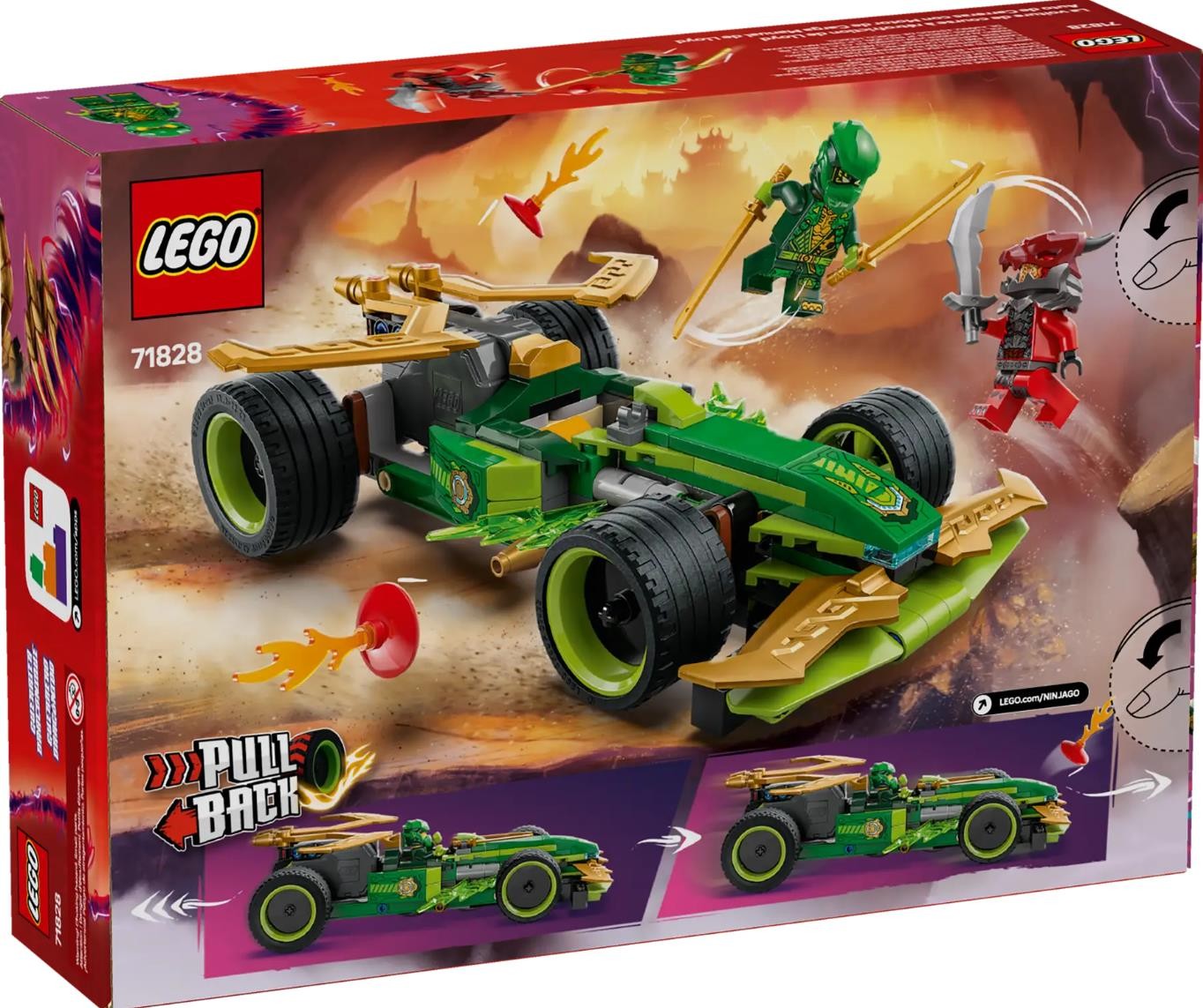 LEGO NINJAGO RACER PULL-BACK DI LLOOYD
