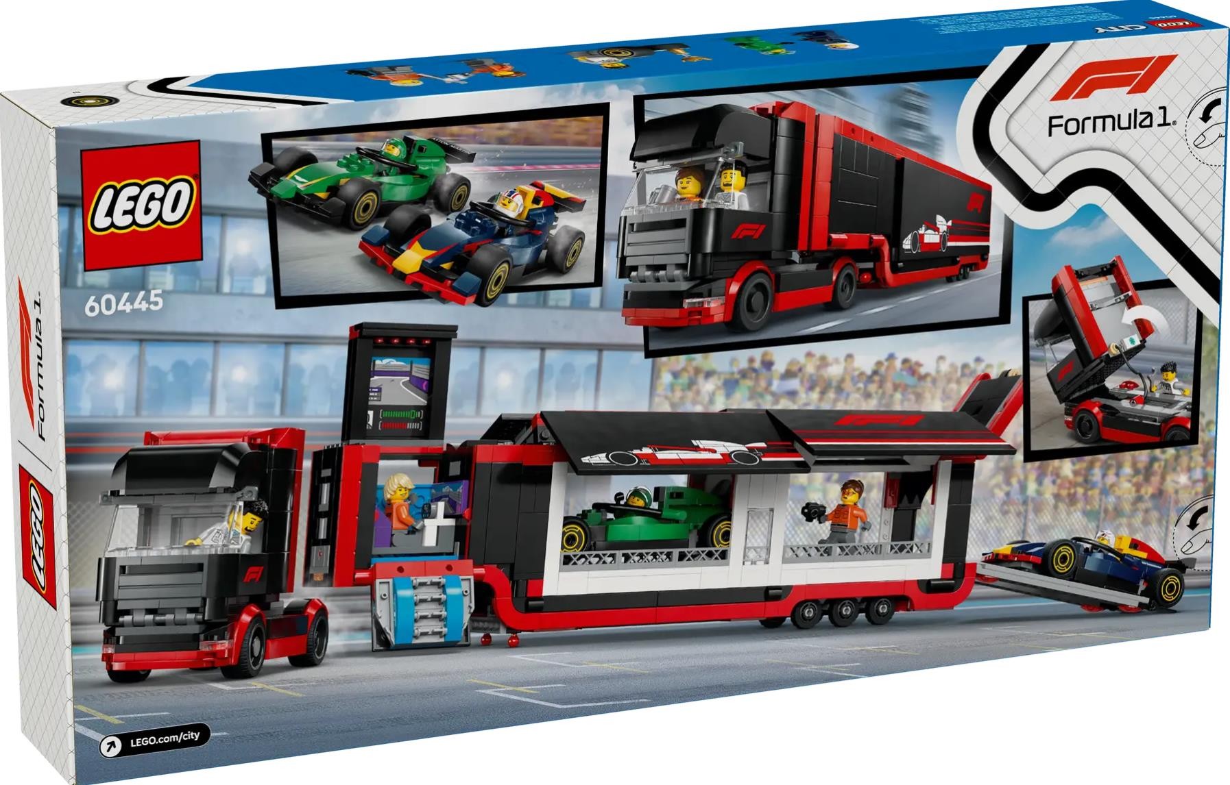 LEGO CITY FORMULA 1 GARAGE CON MONOPOSTO MERCEDES-AMG E ALPINE F1®