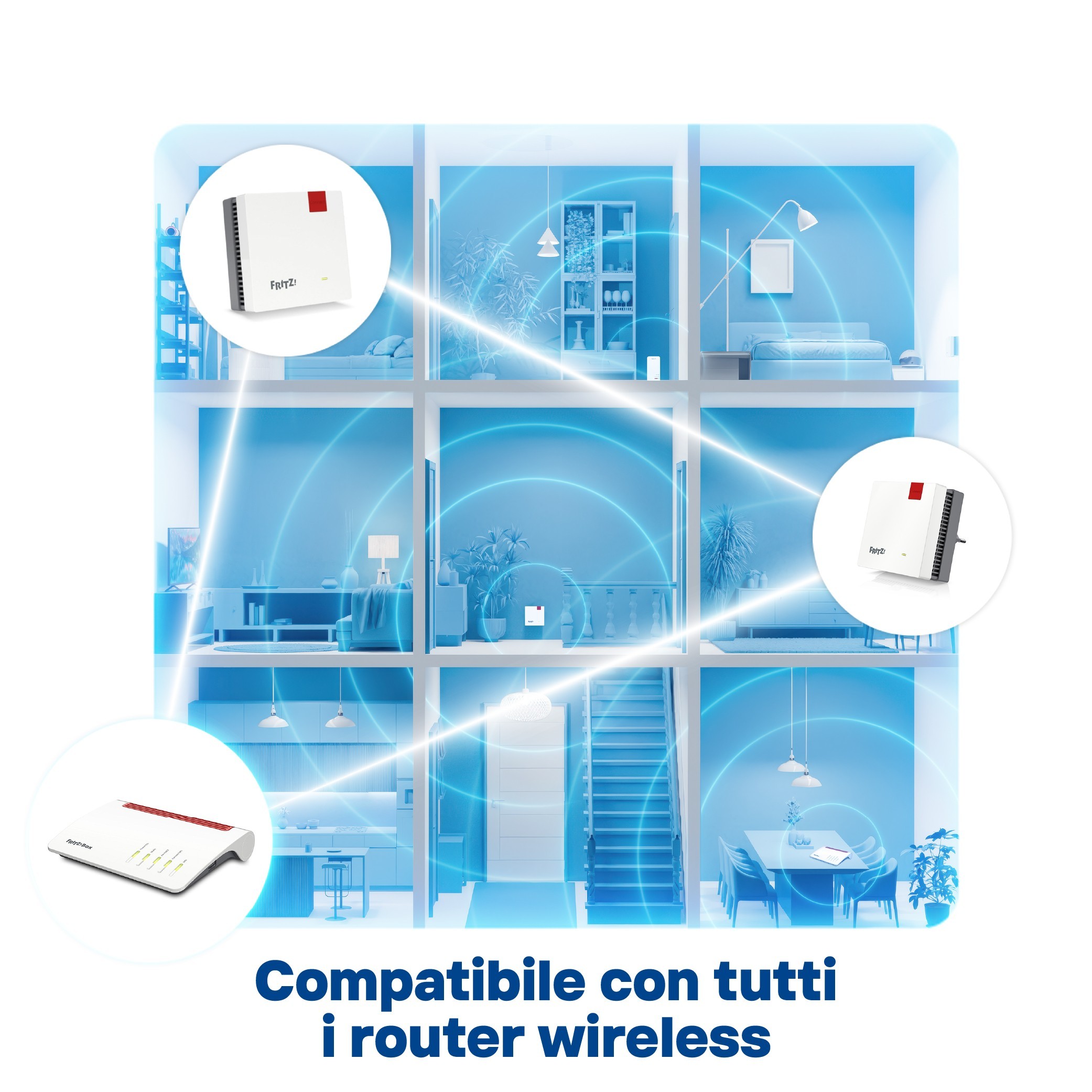 AVM FRITZREPEATER 1700 WIFI 7 MESH RANGE EXTENDER