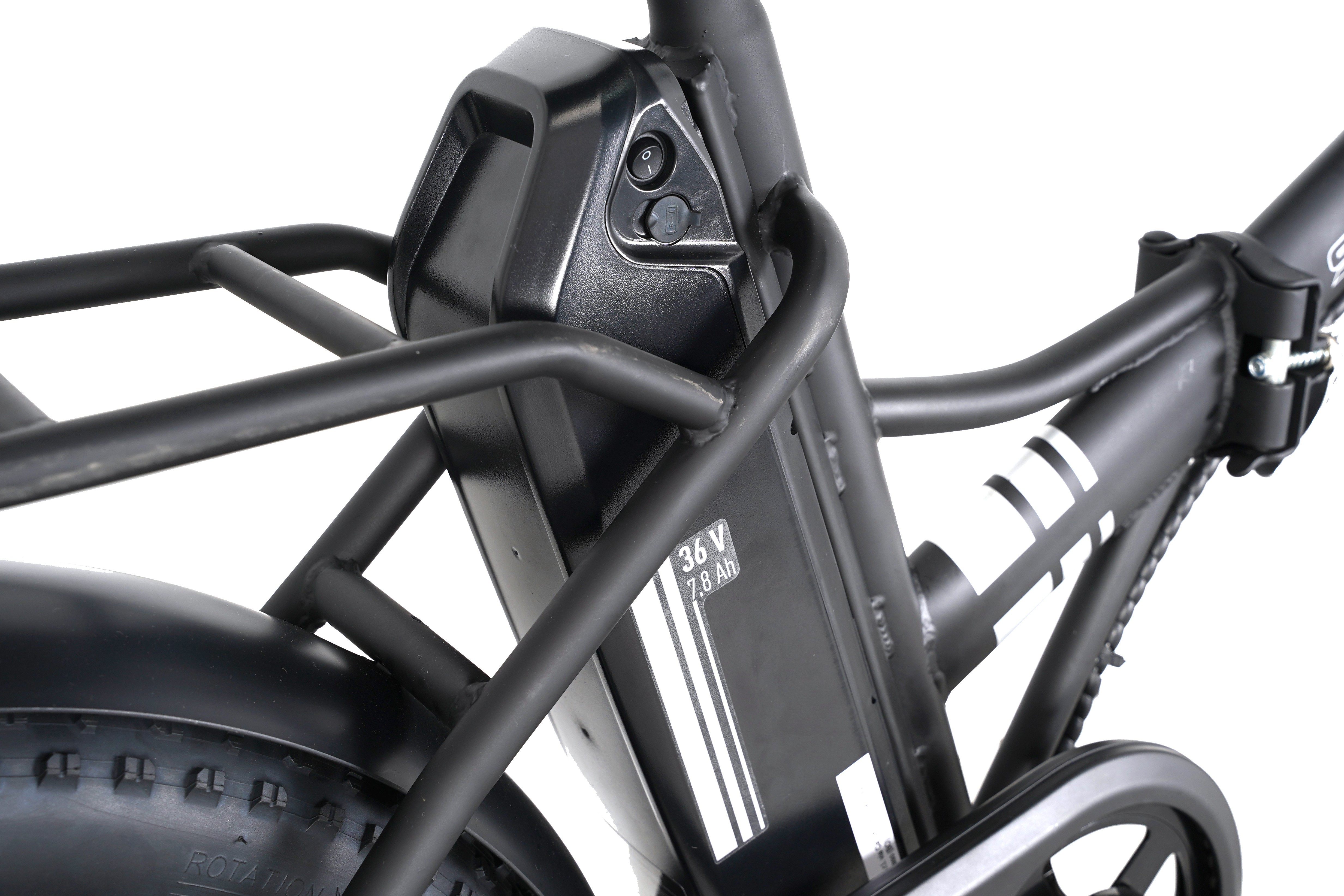 SMARTWAY FAT BIKE 20" MONSTER M5 BLACK
